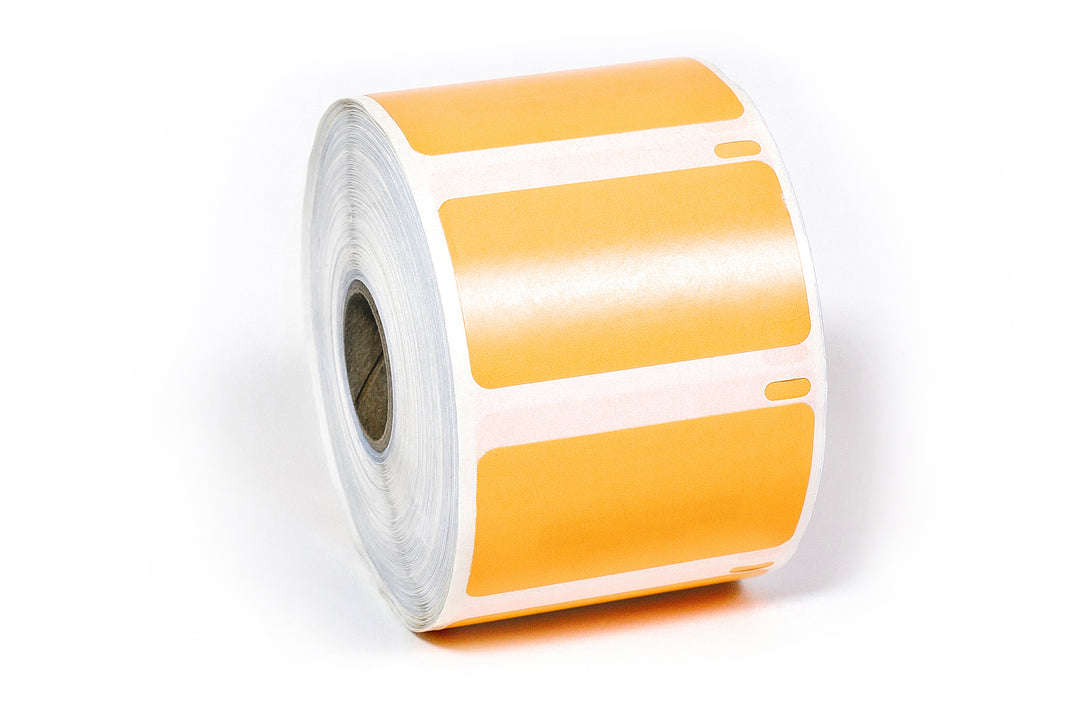 DYMO® LW Multi-Purpose Labels, Medium 2 1/4" x 1 1/4" Orange (BTL-30334 ...